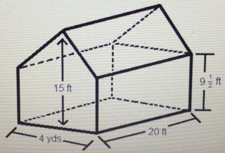 A building contractor needs to compute the volume of air contained in a ...