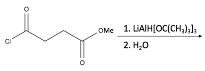 Draw the product of the following reduction reaction. | Homework.Study.com