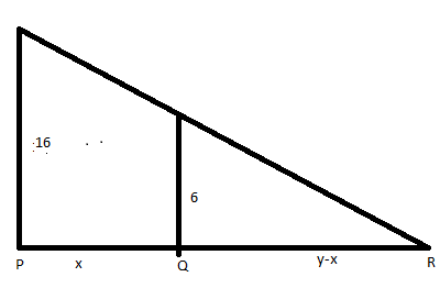 A street light is at the top of a 16 feet tall pole. A woman 6 feet ...