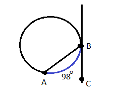What is the measure of \angle{ABC}? | Homework.Study.com