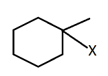Draw the skeletal structure of the alkyl halide that forms the ...